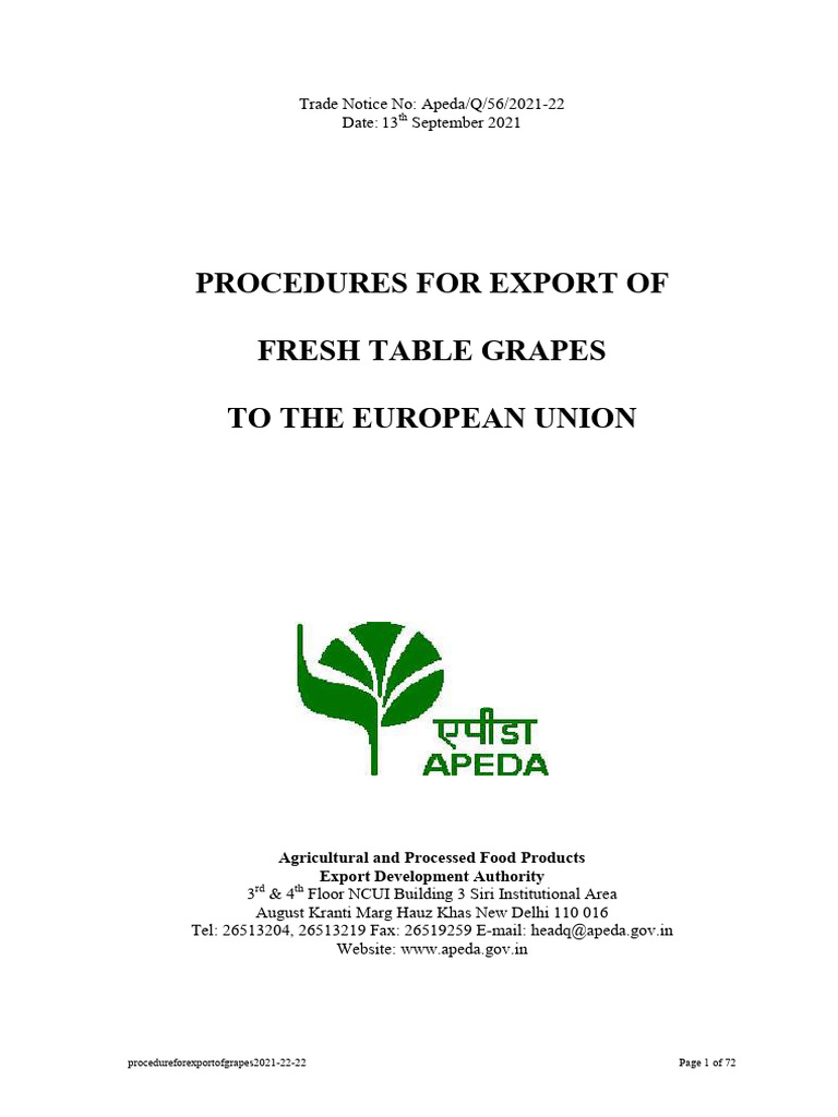 Procedure Fo2 | PDF | Food Safety | European Union