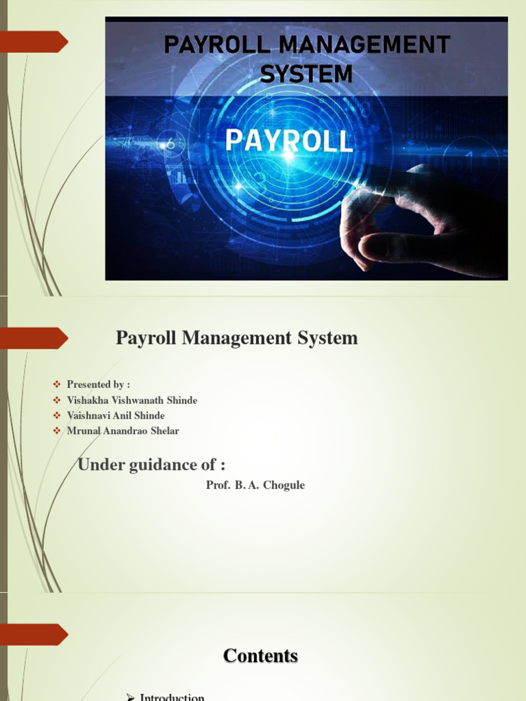 Payroll Management System | PDF | Payroll Tax | Salary