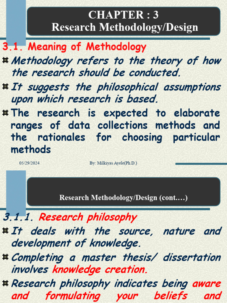 Chapter 3 Research Methodology | PDF | Dependent And Independent ...
