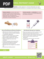 Restraint Checklist | PDF