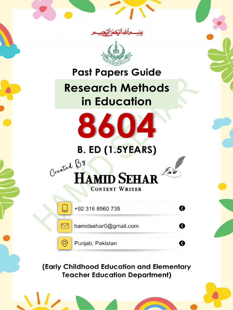 PastPaperGuide (8604) | PDF