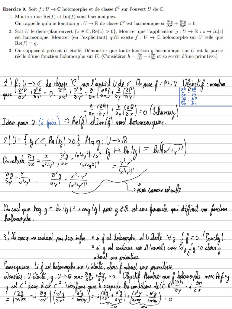 Complexe TD 2 Ex 9 | PDF