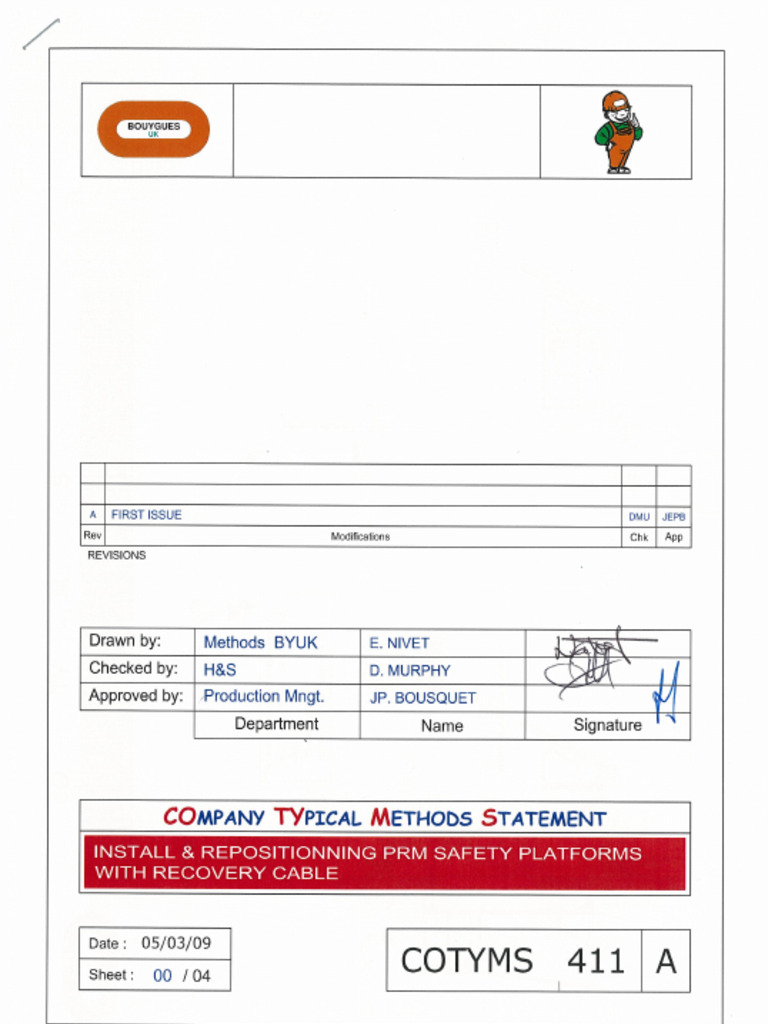 Cotyms-411-A-Install & Reposition PRM Safety Platforms - With Recovery ...