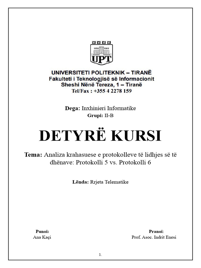 DK Rrjeta Telematike | PDF