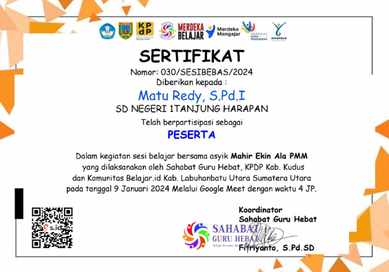 Matu Redy, S.Pd.I - Bebas 30 | PDF