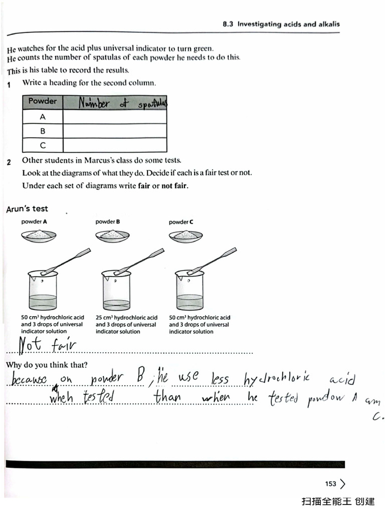 2024 05 03 Science Homework | PDF