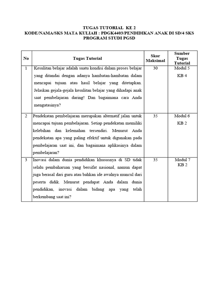 TT2 - Hana Kusdaiseu - 859680838 - PDGK4403 | PDF