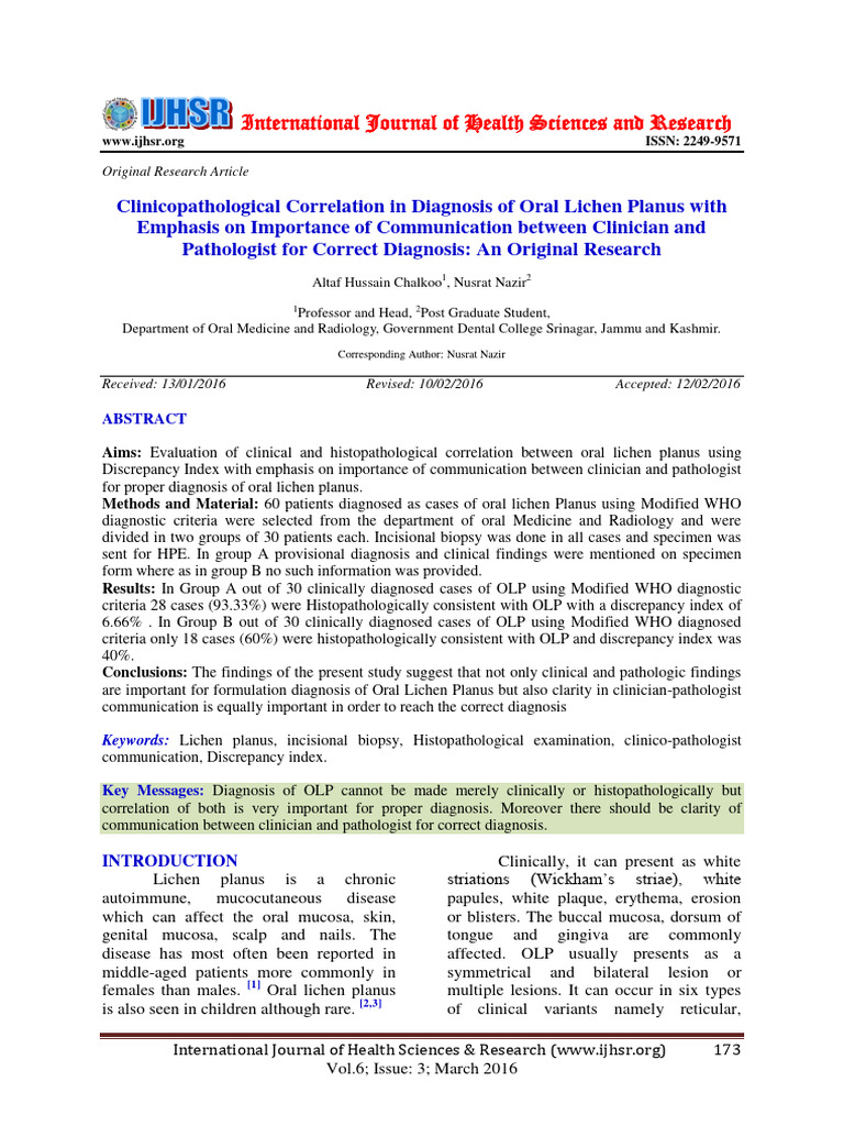 2 Olp and HPE | PDF | Medical Diagnosis | Pathology