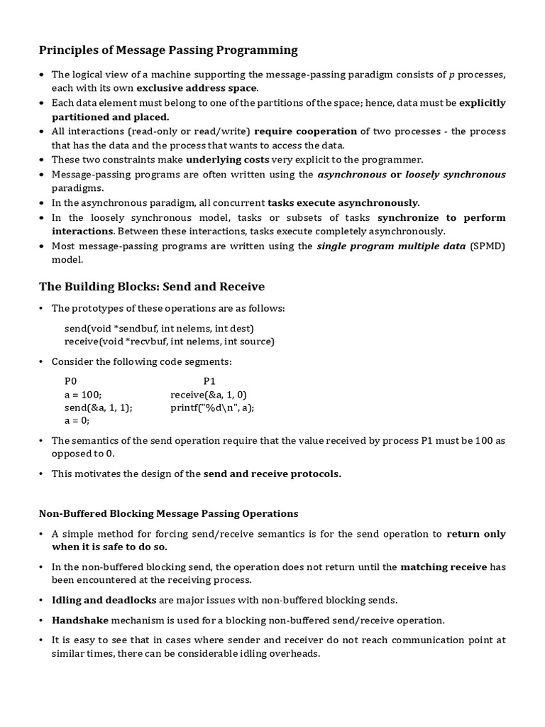 Module 5 | PDF | Message Passing Interface | Message Passing