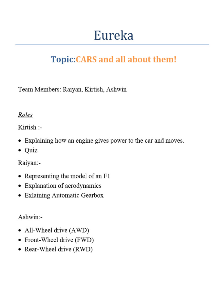 Eureka Schedule | PDF | Business | Computers