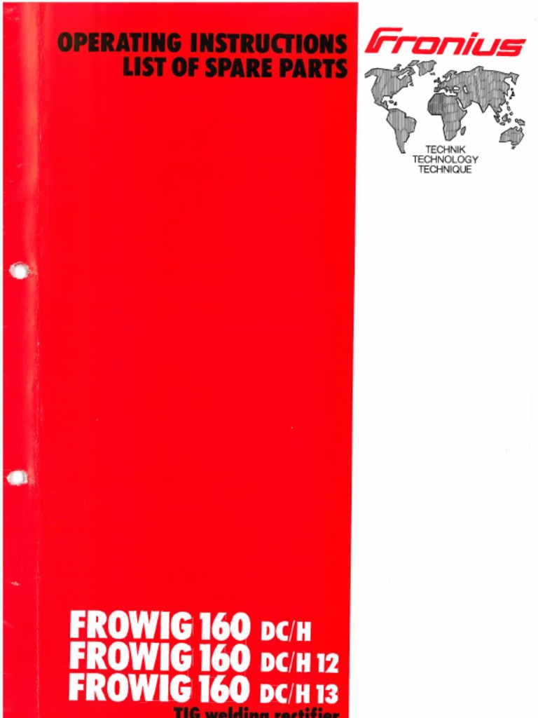 Frowig 160 DCH 12 13 | PDF