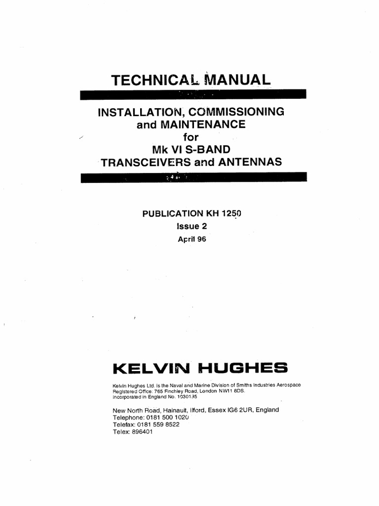 Technical - MK 6 S-Band Transceiver and Antennas | PDF