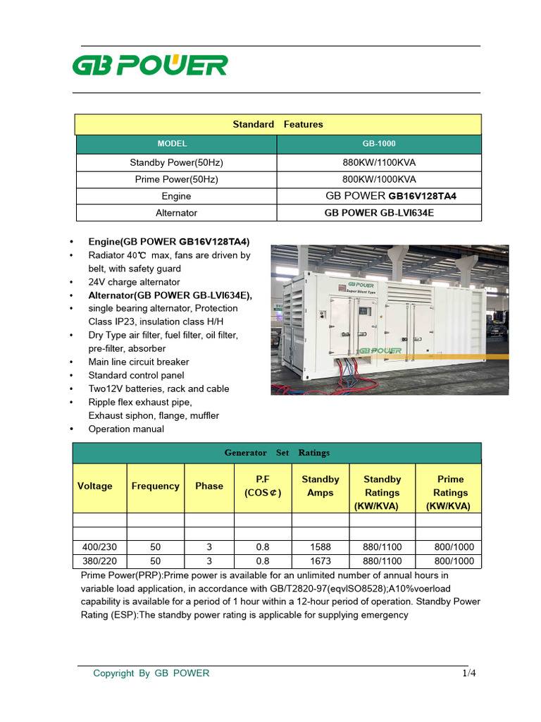 GB-1000 | PDF | Engines | Electromagnetism