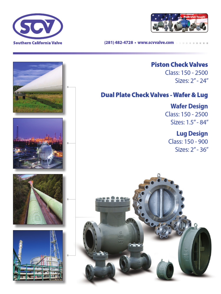 Checkvalve Ebrochure 081815 | PDF | Valve | Materials