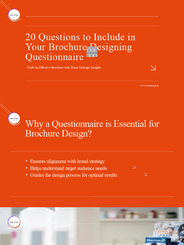 20 Questions To Include in Your Brochure Designing Questionnaire | PDF ...