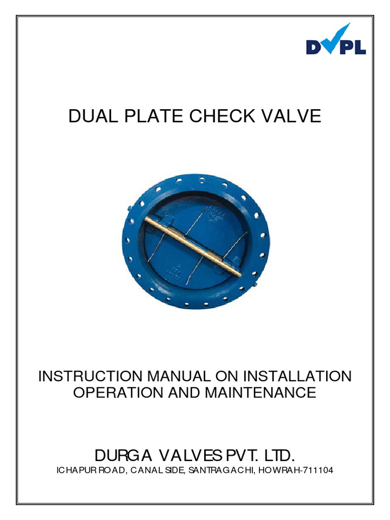Manual DPCV | Download Free PDF | Valve | Pipe (Fluid Conveyance)