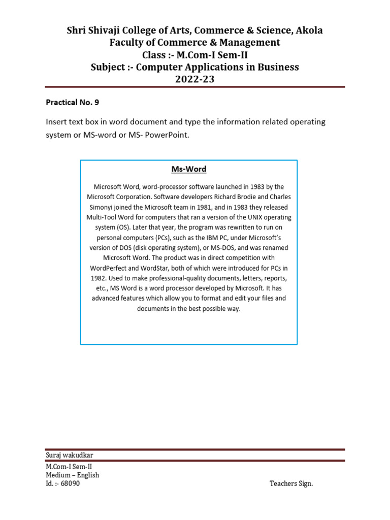 Practical 9 WPC | PDF