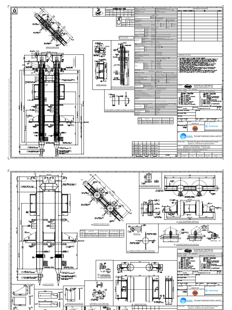 Reference Drawings: General Notes | PDF | Chemical Engineering | Gases