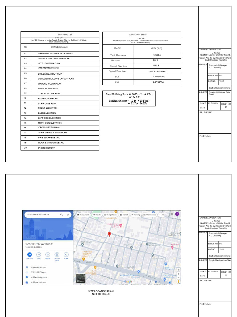 U Hla Aye Update Archi (14.5.2024) | PDF | Buildings And Structures ...