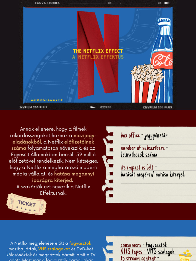 Kovács Lili - Netflix Effektus & Internet Hatása | PDF