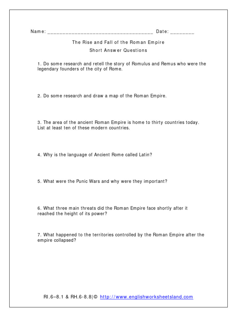 Roman Empire: Key Questions & Insights | PDF | History