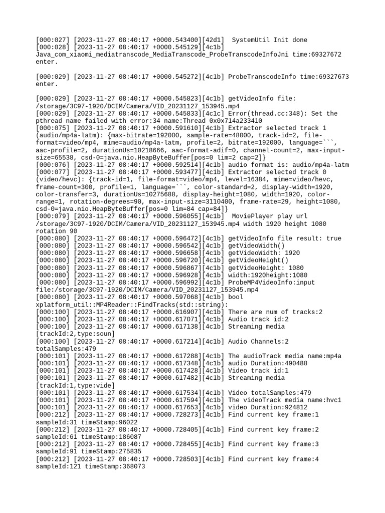 Trace | Download Free PDF | Codec | Data Compression