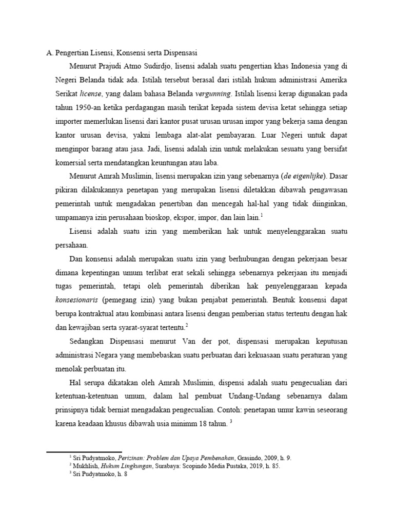 Bagian A Pengertian | PDF