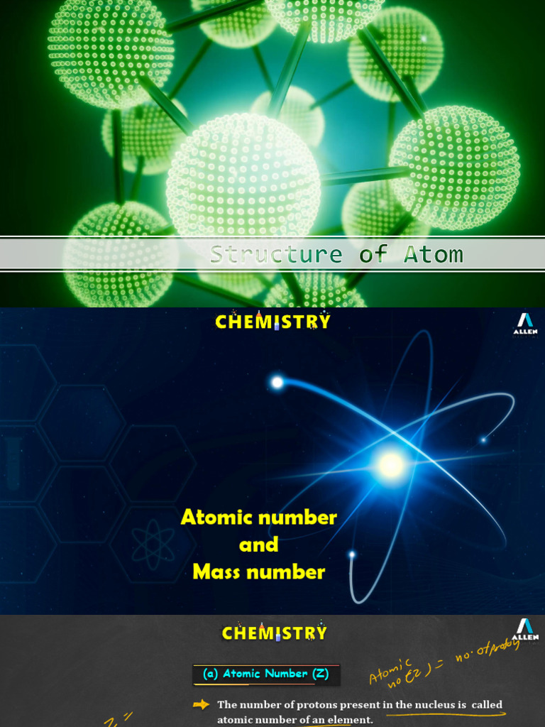 Understanding Atomic and Mass Numbers | PDF | Neutron | Proton