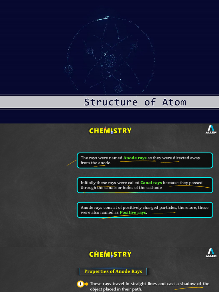 l3 Discovery of Neutron Charge and Thomas Model of Atom 2 | PDF | Atoms ...
