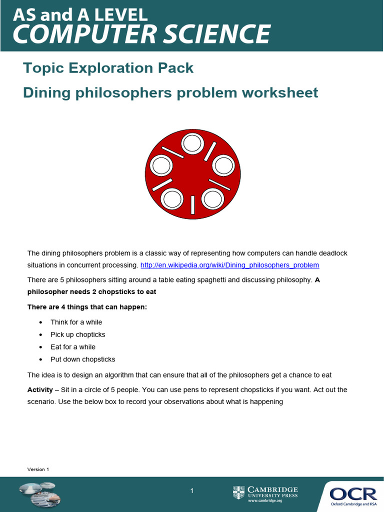 Thinking Concurrently Activity 1 | PDF | Computer Science | Computing