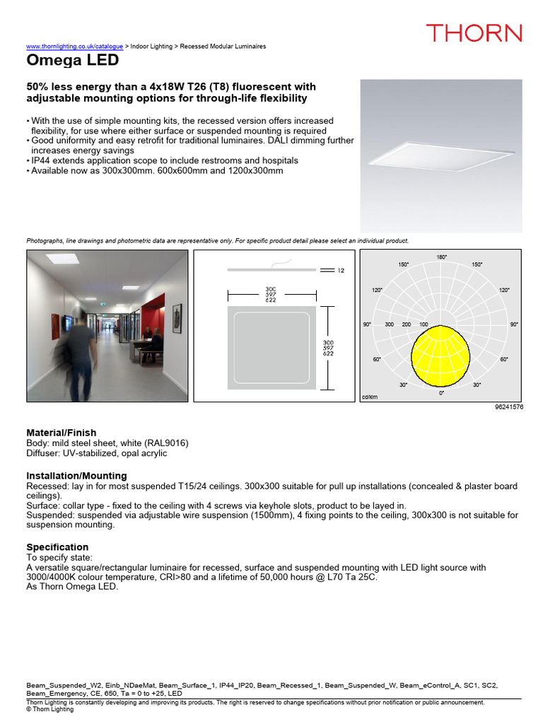 Omega LED Lighting Solutions | PDF | Interior Design | Light