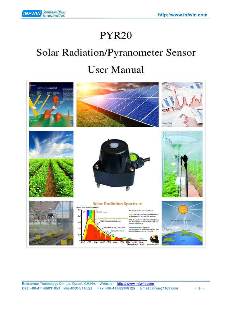 UM PYR20 Solar Radiation Pyranometer Sensor | PDF | Electrical ...