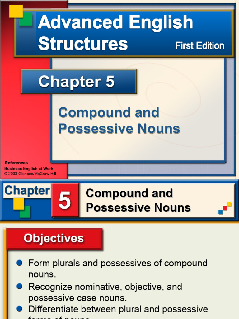 Hru Aes Chapter 5 Compound and Possessive Nouns | PDF | Plural | Noun
