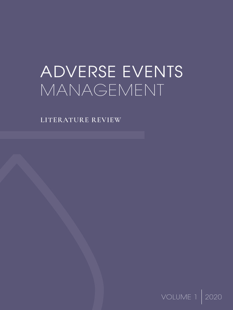 Brochure Adverse Events Management Final | PDF | Injection (Medicine) | Allergy