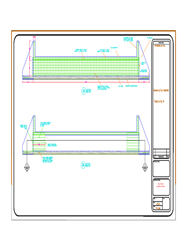 Culvert Longitudinal Section | PDF