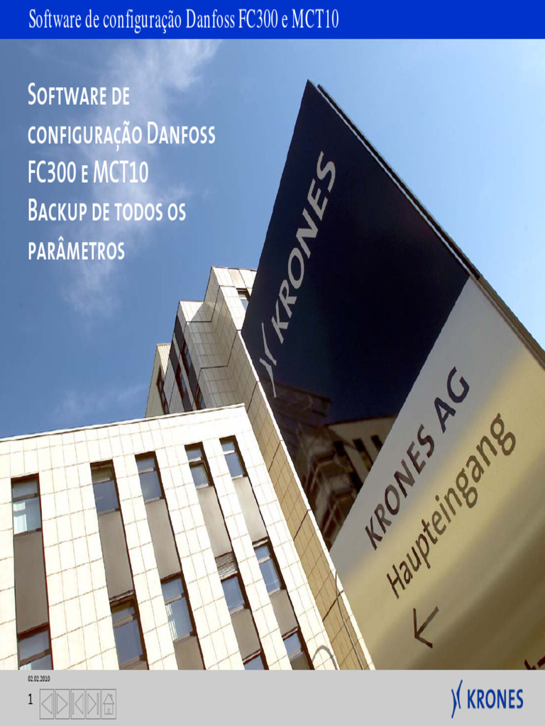 Configuração do Software Danfoss FC300 | PDF | USB | Rede de computadores