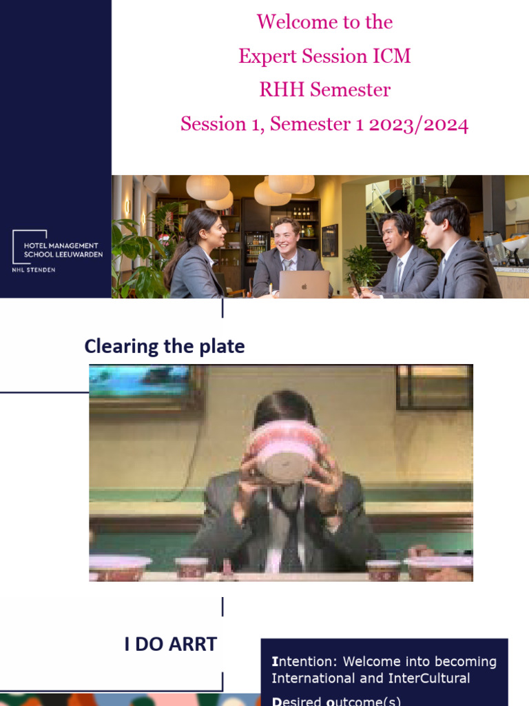 Expert Session 1 RHH 2023-2024 | PDF | Cross Cultural Communication ...