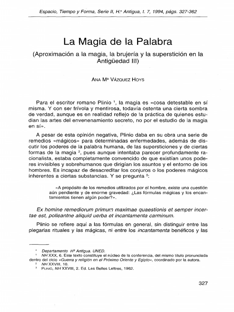 La Magia en El Mundo Antiguo | PDF | Supersticiones | Demonios
