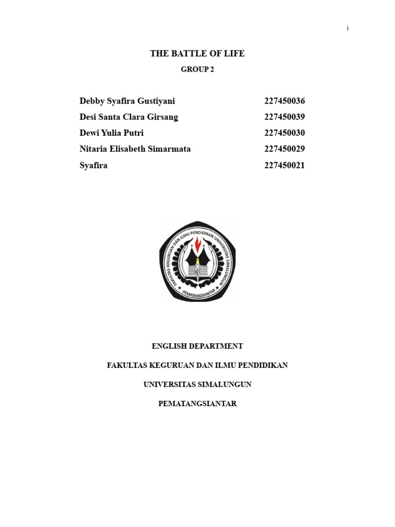 The Battle of Life | PDF