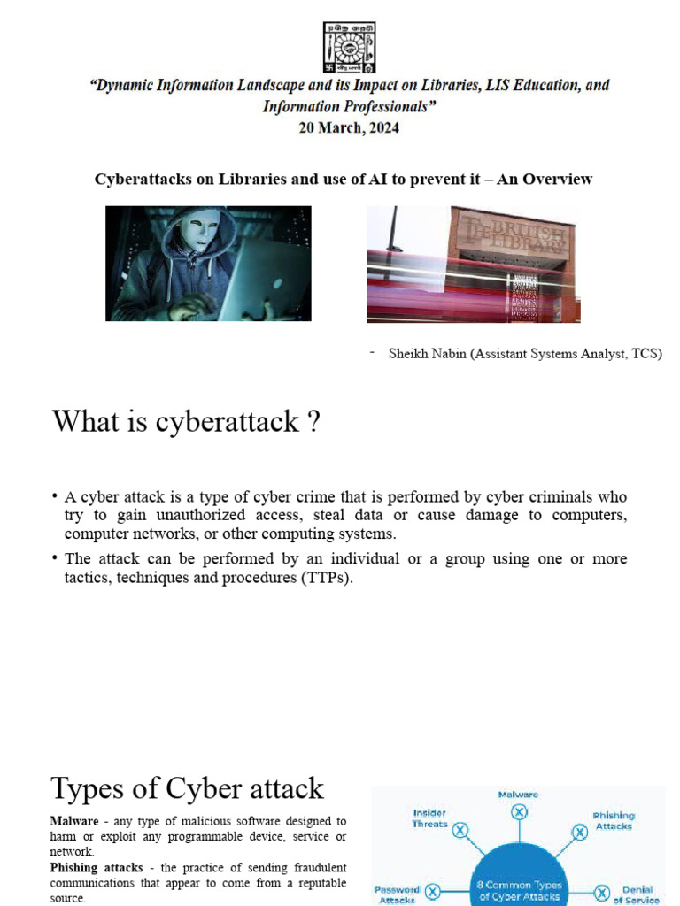 Cyberattack On Libraries - Sheikh Nabin | PDF | Malware | Artificial Intelligence