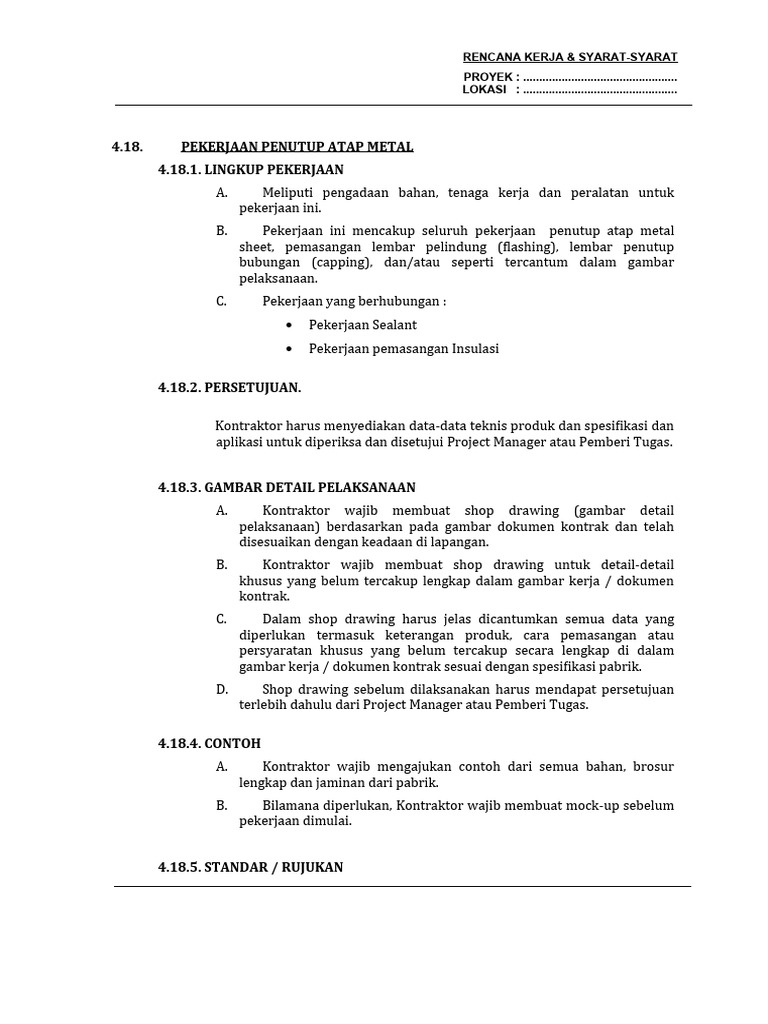 Spesifikasi Teknis Produk - LYSAGHT TRIMDEK OPTIMA Zincalume | PDF | Teknologi & Rekayasa