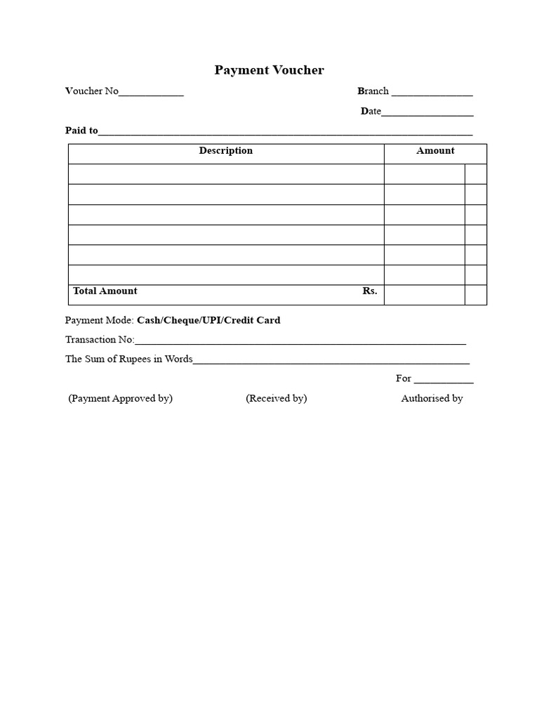 Voucher Format | PDF