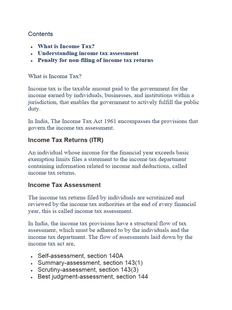 Assessment and Kinds of Assessments | Download Free PDF | Taxes ...