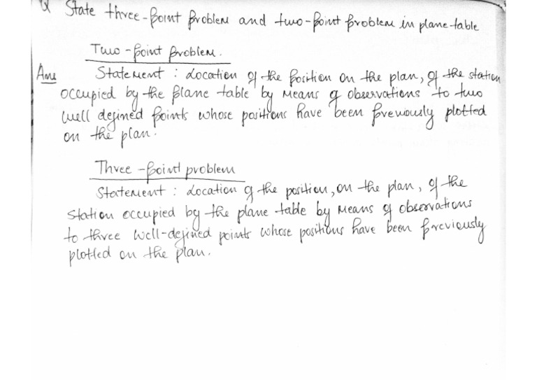2&3 Point Problem Statement | PDF