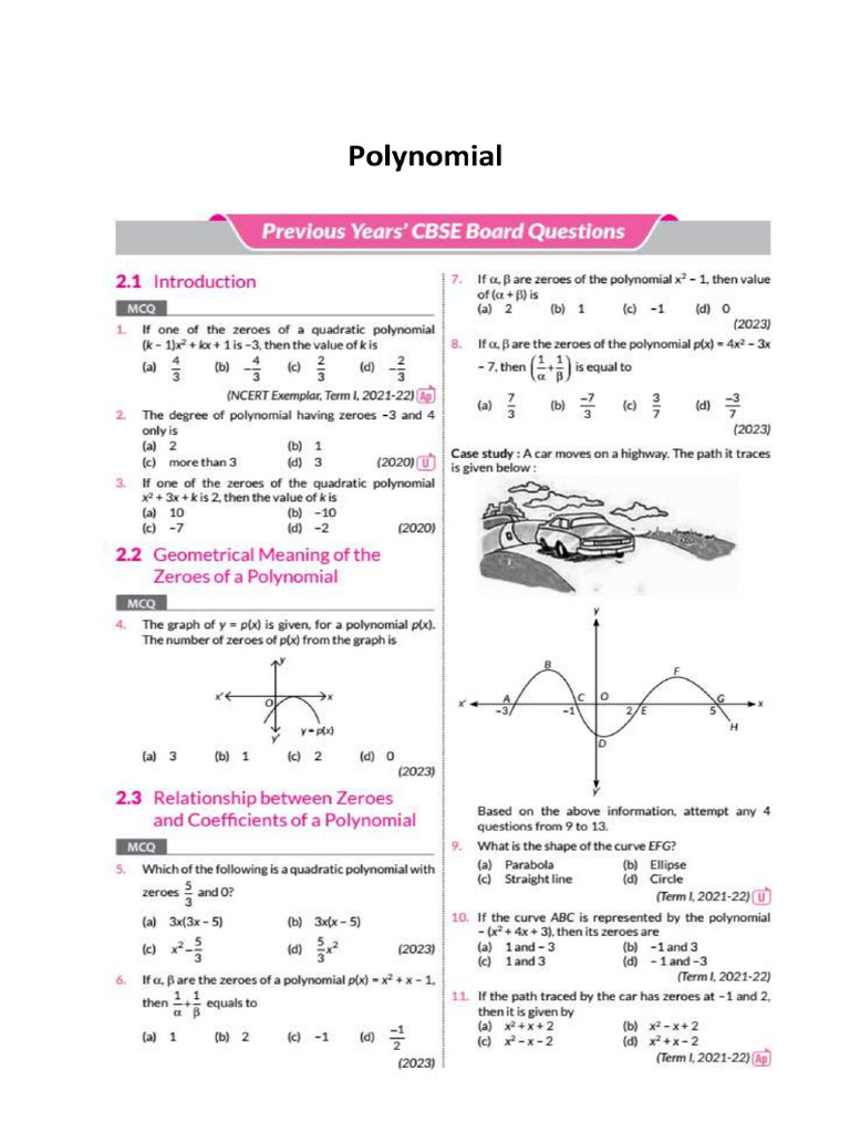 Polynomial | PDF