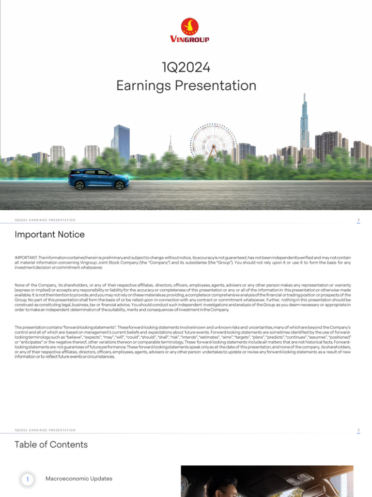 2024.4 - 1Q24 - Earnings Presentation - VF | PDF | Debt | Loans