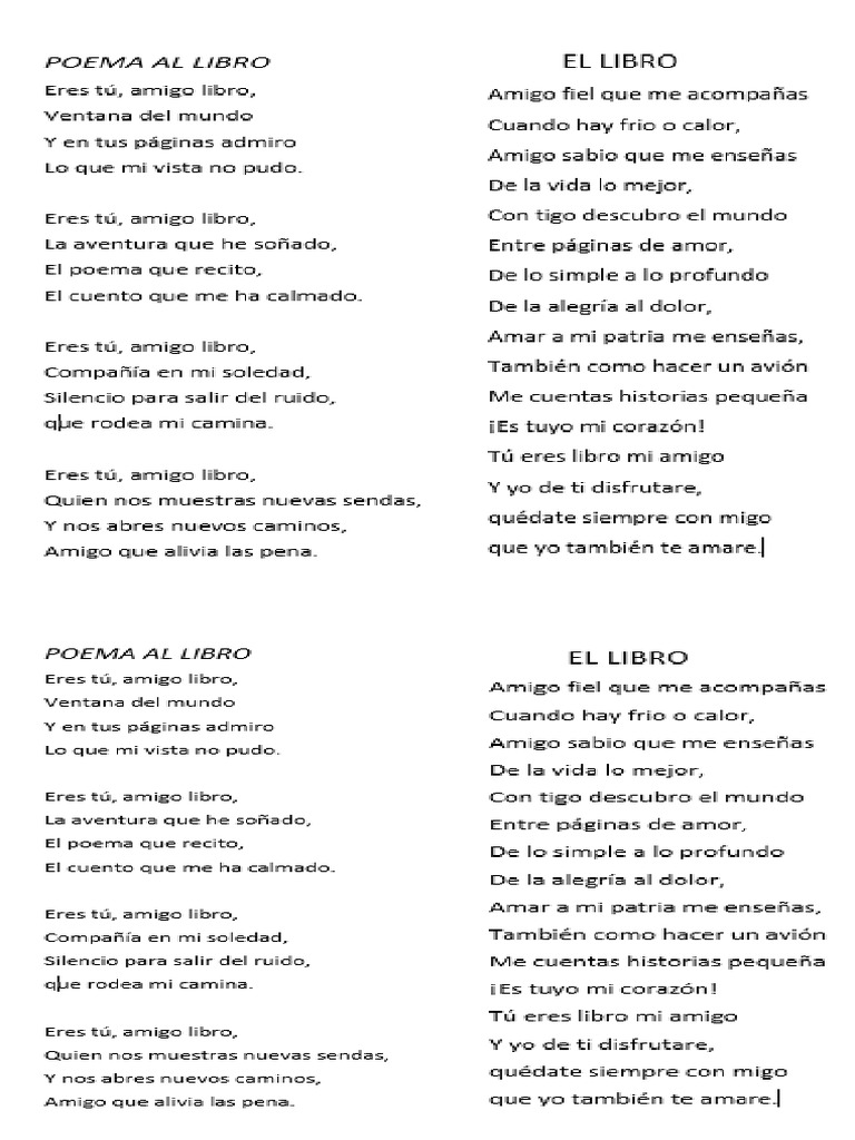POEMA AL LIBRO 24 | PDF