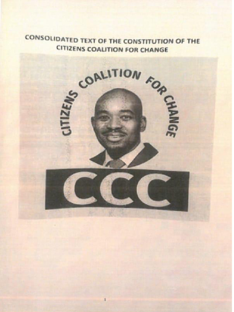 CCC Constitution | PDF