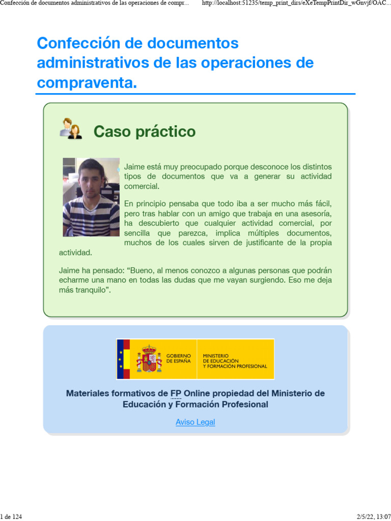 Documentos Administrativos en Compraventa | PDF | Derecho privado ...