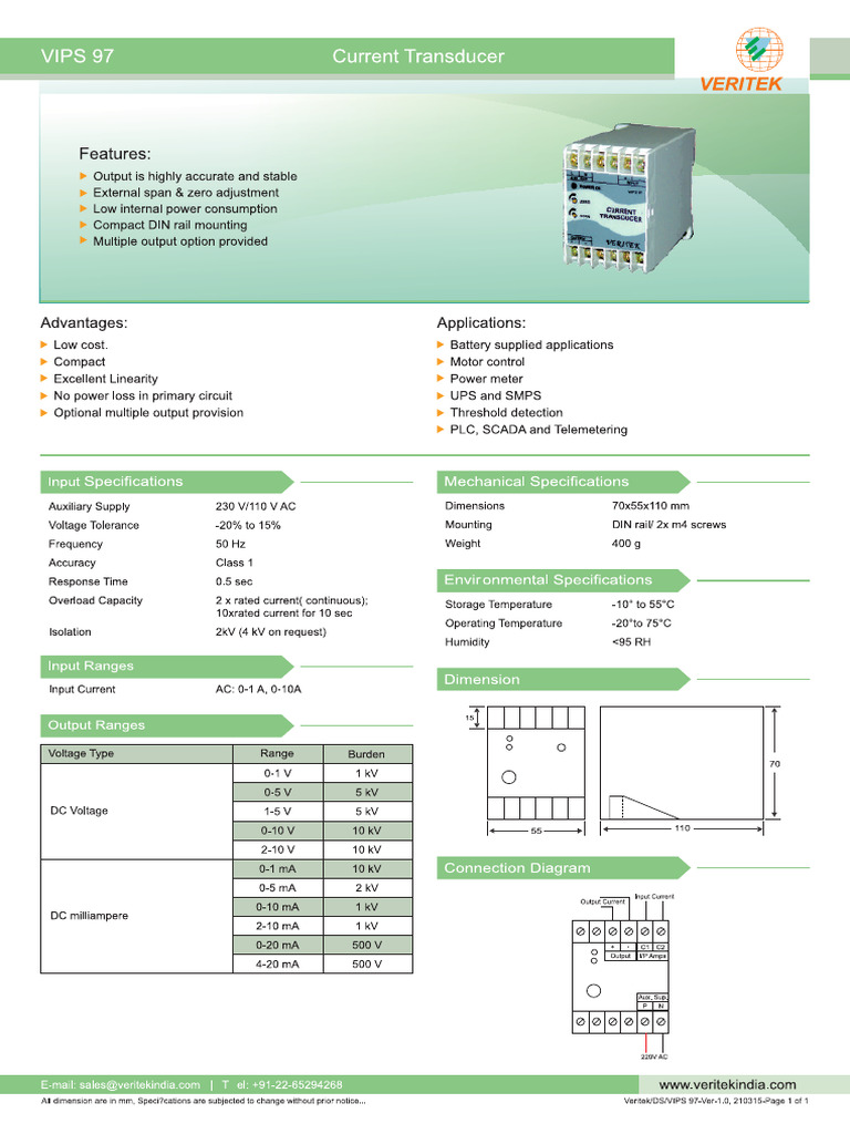 VIPS 97 Datasheet | PDF